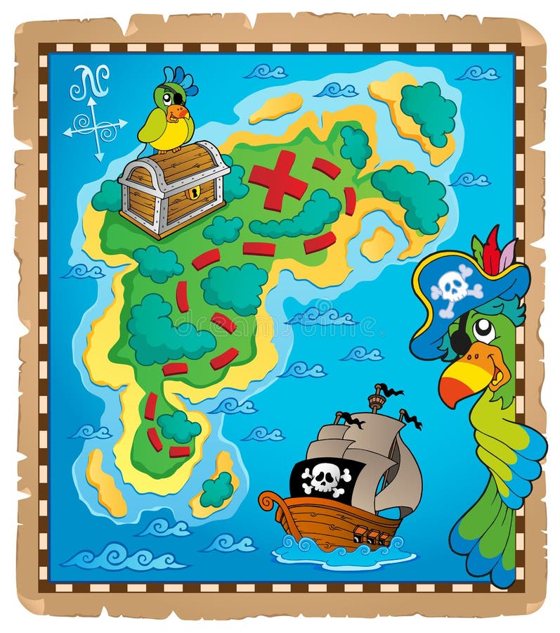 Old treasure map stock vector. Illustration of parchment - 39748962 Old treasure map stock vector. Illustration of parchment - 39748962