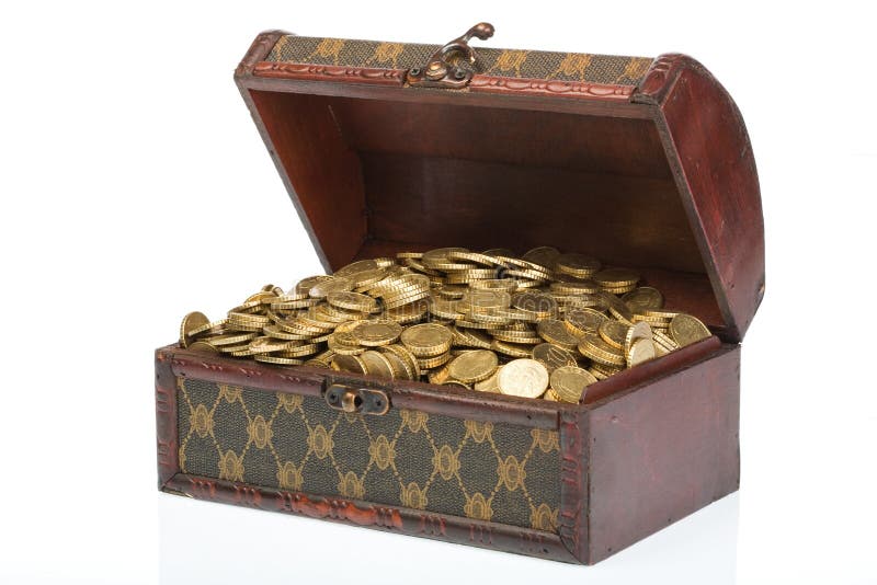 Treasure stock photo. Image of shot, coin, financial, trunk - 2807306