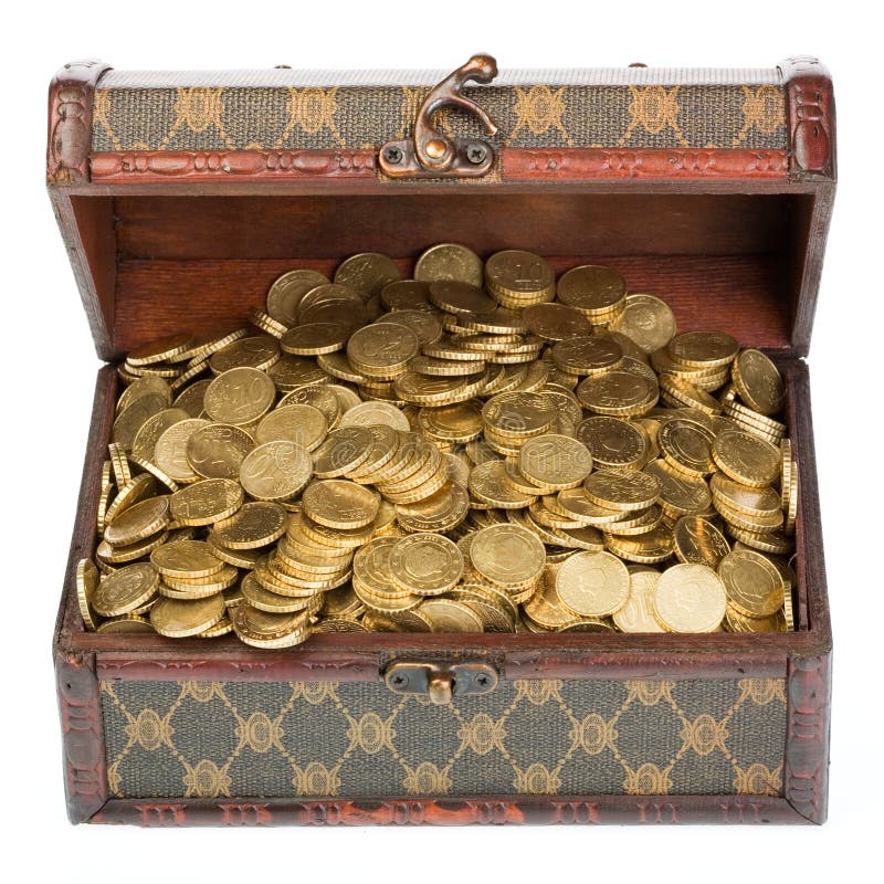 Treasure stock photo. Image of shot, coin, financial, trunk - 2807306