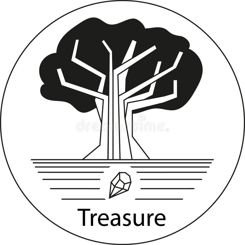 Treasure stock vector. Illustration of label, environment - 148304788