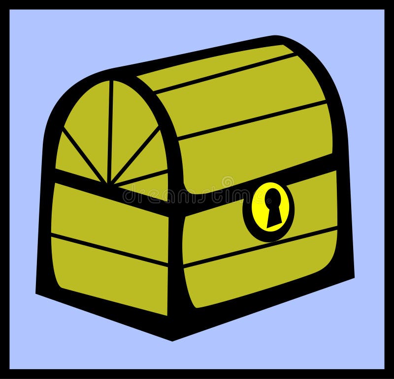 Treasure Chest Locked Stock Illustrations – 639 Treasure Chest Locked ...