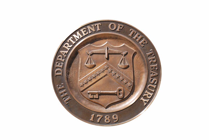 Treasury Department Seal, Washington Dc Editorial Stock Photo - Image ...