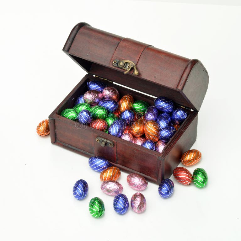 Chocolate easter eggs stock photo. Image of decorate - 29947410
