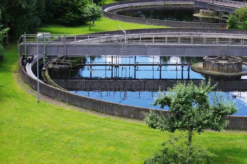 Treatment Plant stock image. Image of clearing, flow, discharge - 3400523