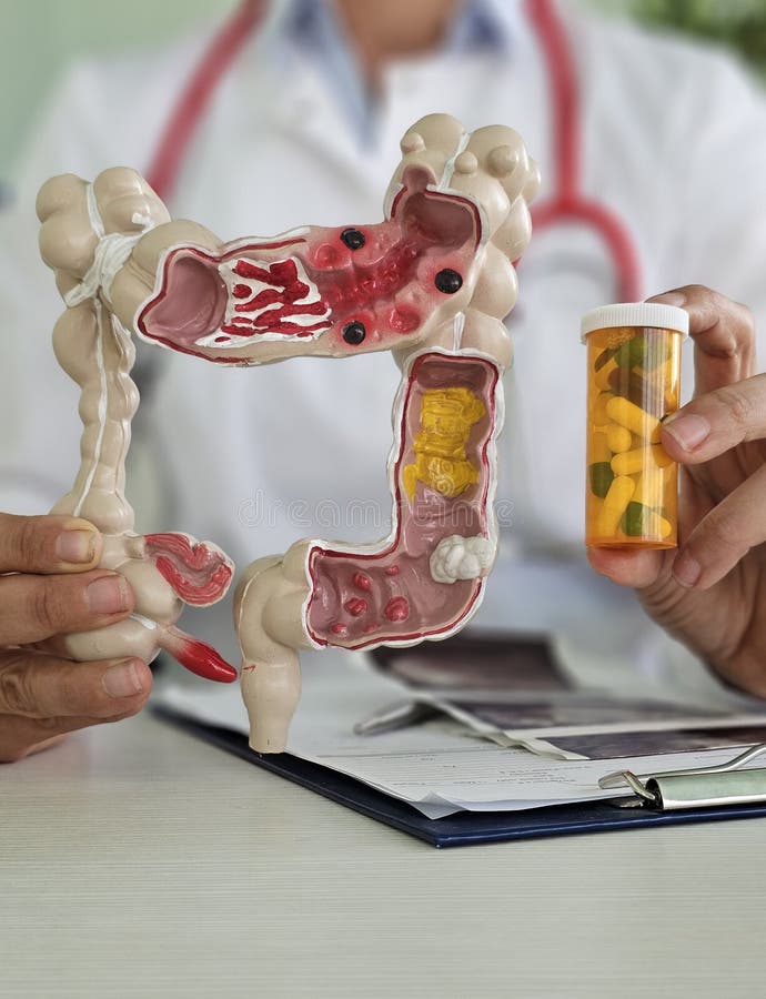 Treatment and Prevention of Constipation and Diarrhea Stock Photo ...