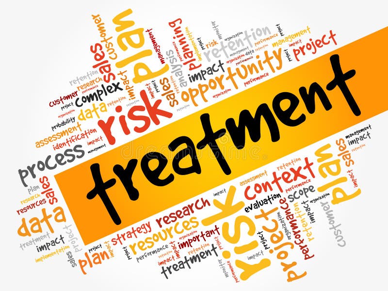 Treatment Word Cloud Collage, Health Concept Background Stock ...