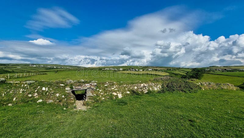 Cornwall Countryside in the Cornish Coast .uk Stock Image - Image of ...