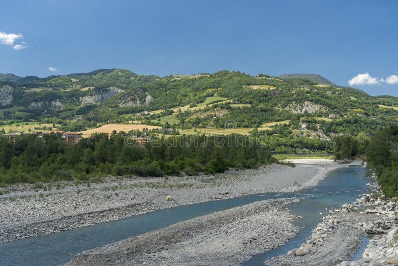 Trebbia river stock image. Image of trebbia, canyon, tributaries - 56318391