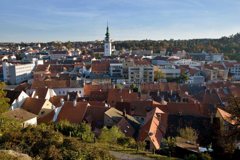 Trebic, Czech republic stock image. Image of unesco, vysocina - 47126143
