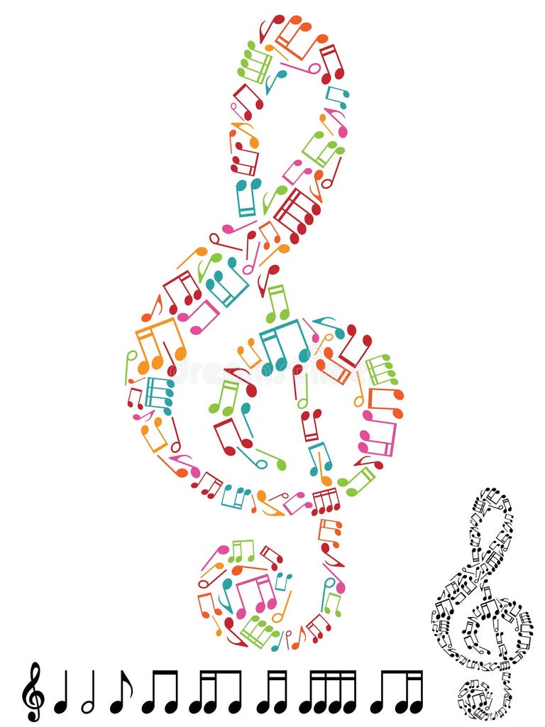 Treble Clef Clip Art Stock Illustrations – 2,070 Treble Clef Clip Art ...