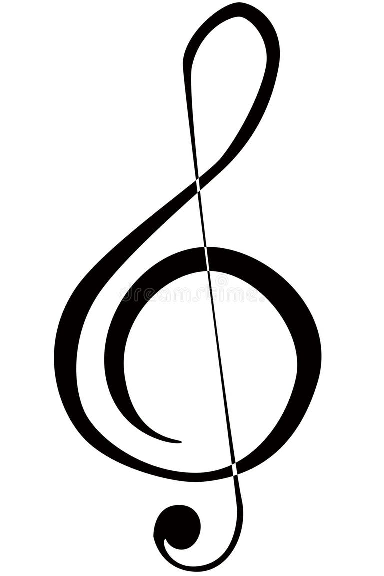 Treble Clef Symbol Stock Illustrations – 25,107 Treble Clef Symbol ...