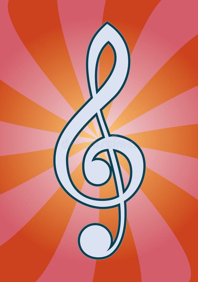 Treble clef frame stock vector. Illustration of beauty - 4713782