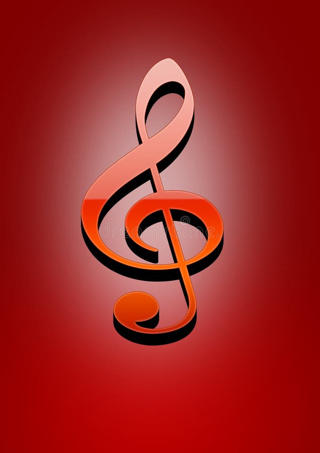 Treble Clef Picture. Image: 6494627