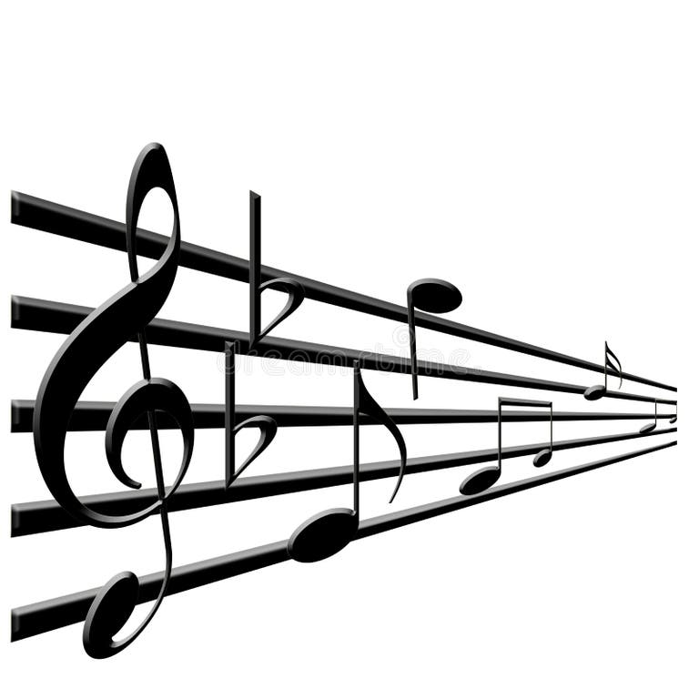 Music Staff Notes Clip Art Stock Illustrations – 403 Music Staff Notes ...
