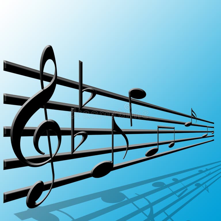 Staff Treble Clef Notes Stock Illustrations – 5,928 Staff Treble Clef ...