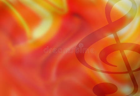 Treble Clef Musical Background Illustration Stock Illustration ...