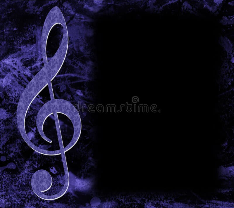 Treble Clef Musical Poster stock image. Image of music - 2011087