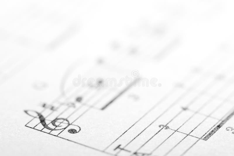 Treble music background stock photo. Image of paper, treble - 6005960