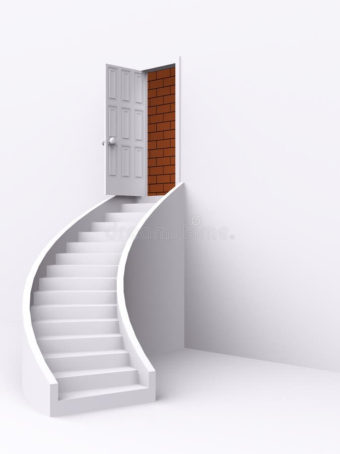 Trede stock illustratie. Illustration of kolom, teruggegeven - 7441567