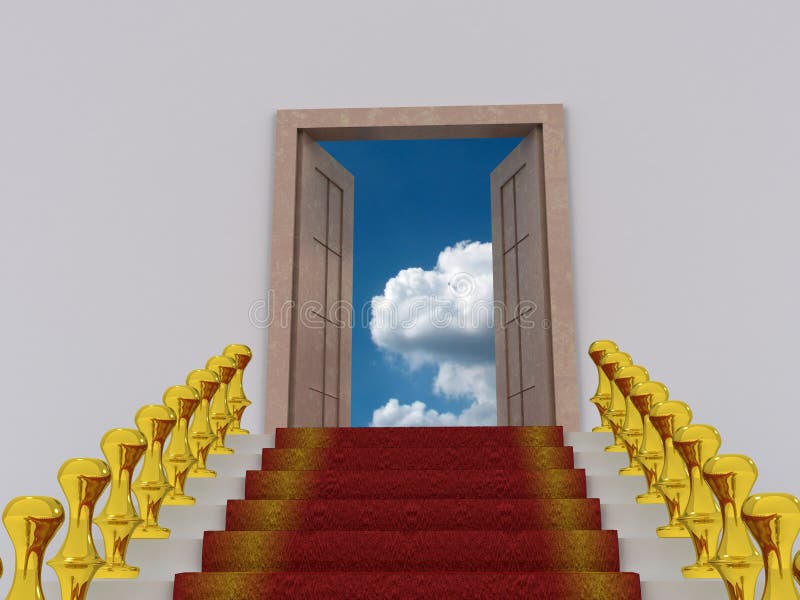 Trede stock illustratie. Illustration of kolom, teruggegeven - 7441567