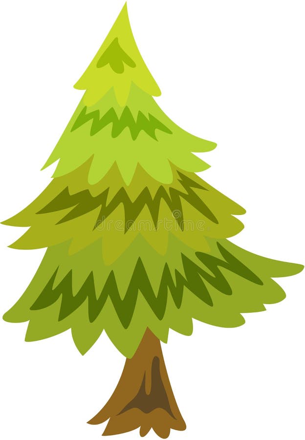 Cartoon Coniferous Tree Stock Illustrations – 4,486 Cartoon Coniferous ...