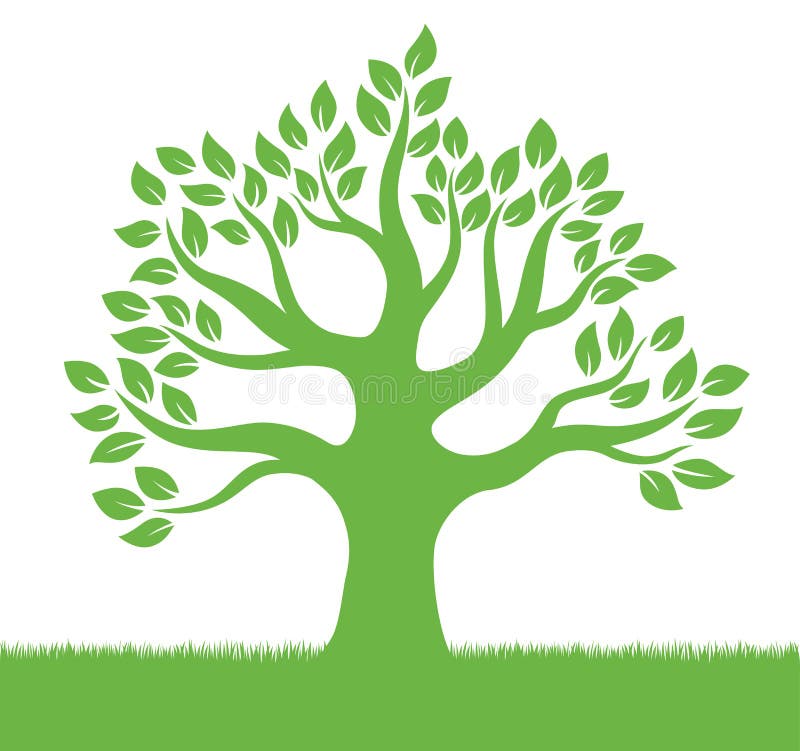 Translucent tree stock vector. Illustration of editable - 4616257