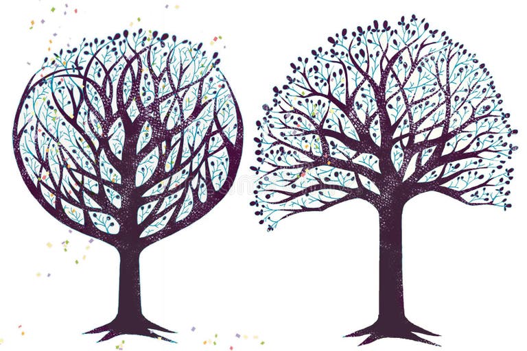 Direction Tree Stock Illustrations – 12,794 Direction Tree Stock ...