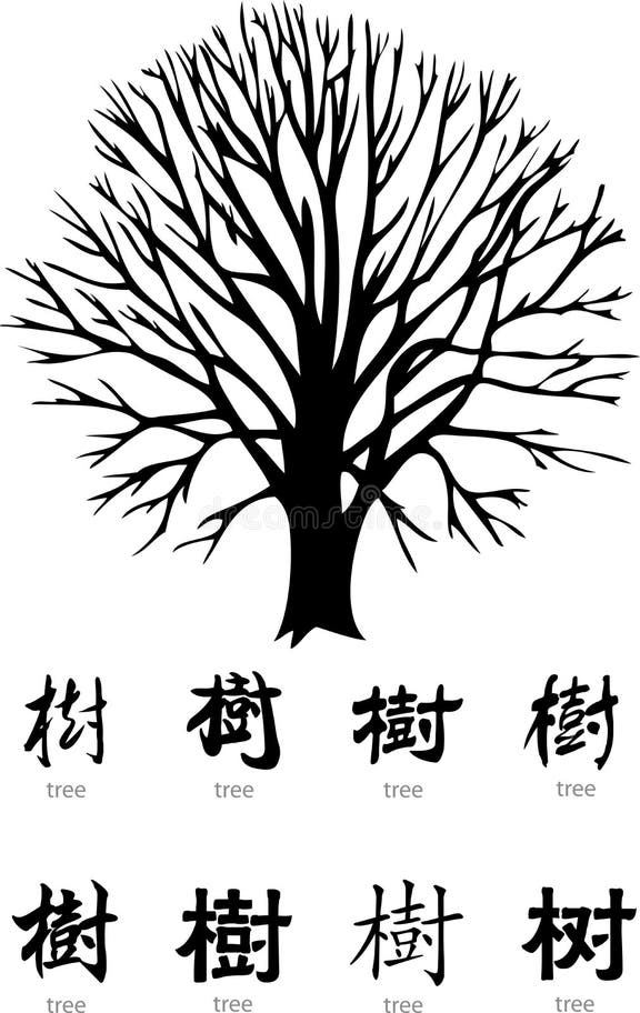 Tree Kanji Stock Illustrations – 281 Tree Kanji Stock Illustrations ...