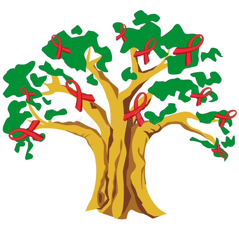 Awareness Ribbon Tree Stock Illustrations – 264 Awareness Ribbon Tree ...