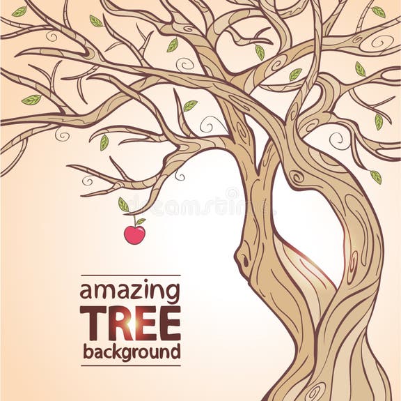 Apple Tree Outline Stock Illustrations – 6,034 Apple Tree Outline Stock ...