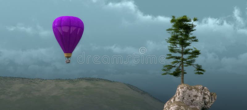Tree and balloon stock photo. Image of nature, environment - 56792642