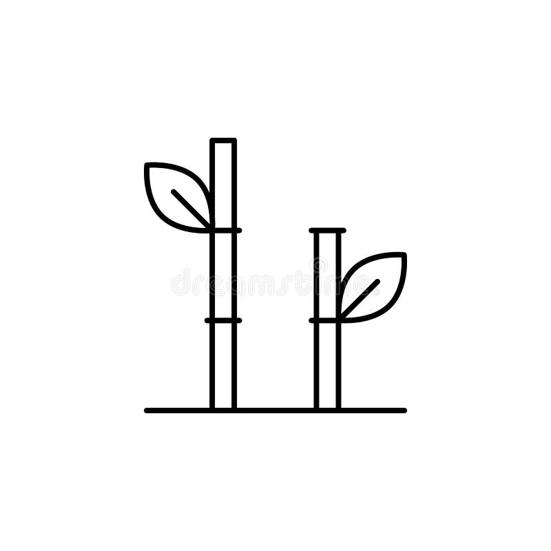 Bamboo Outline Stock Illustrations – 4,236 Bamboo Outline Stock ...