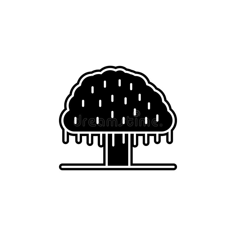 Tree, Banyan Icon. Simple Glyph, Flat Vector of Tree Icons for Ui and ...