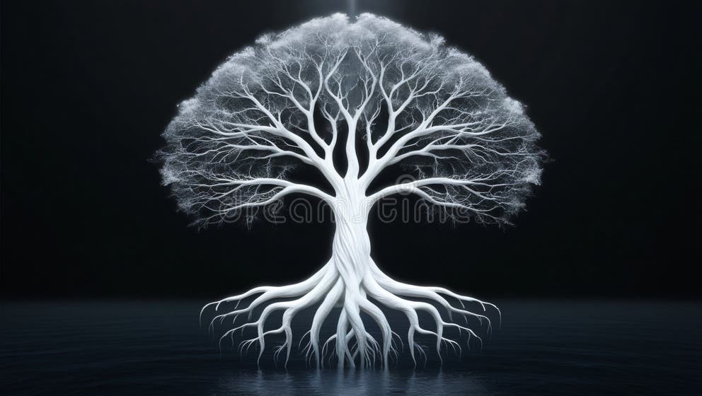 The Tree is Bare and Has No Foliage, Giving it a Desolate and Lonely ...