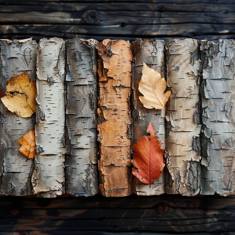 Tree Bark Collection Various Forest Trees Bark Textures with Text Space ...