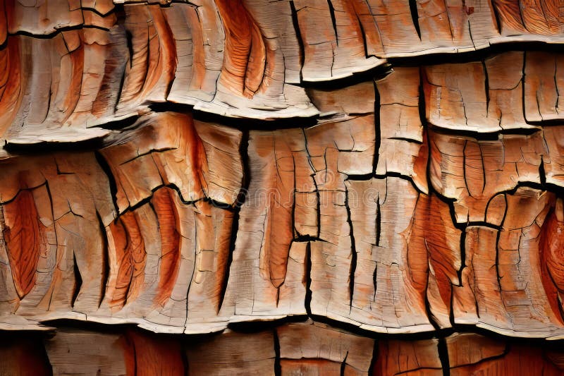 Tree Bark Patterns the Patterns on Tree Bark Resemble a Stylized Stock ...
