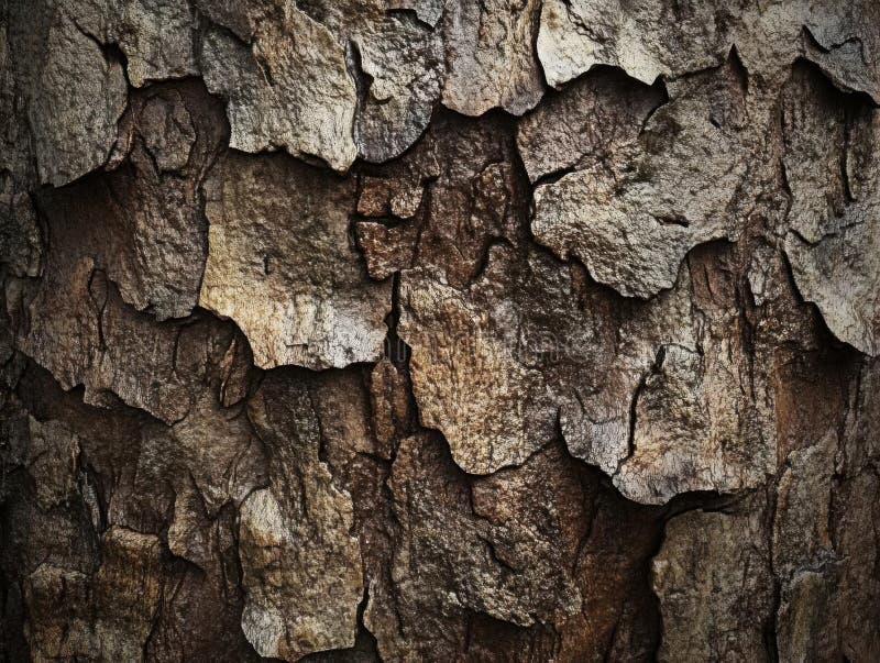 Tree Bark Texture Shows Weathered Surface with Natural Patterns, Tree ...