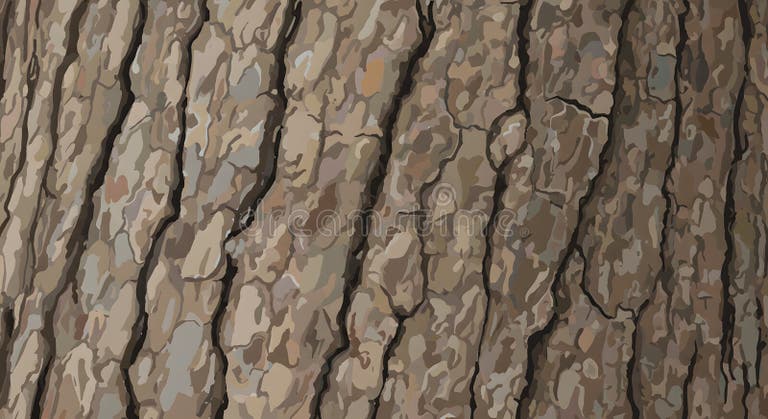 Vector Texture of Tree Bark, Ideal for Nature-themed Backgrounds and ...