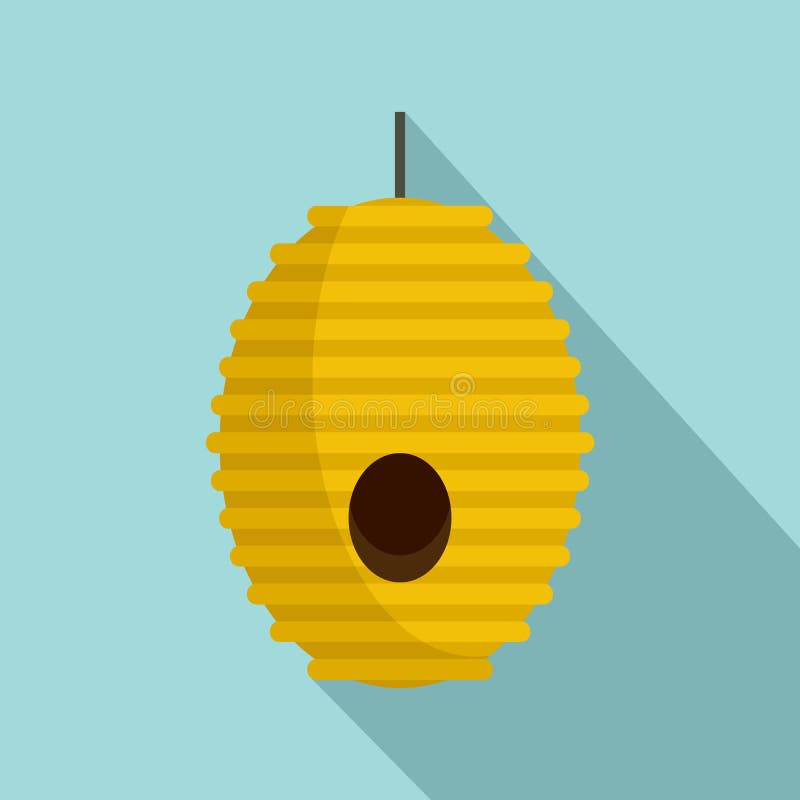 Tree Bee House Icon, Flat Style Stock Vector - Illustration of isolated ... Tree Bee House Icon, Flat Style Stock Vector - Illustration of isolated ...