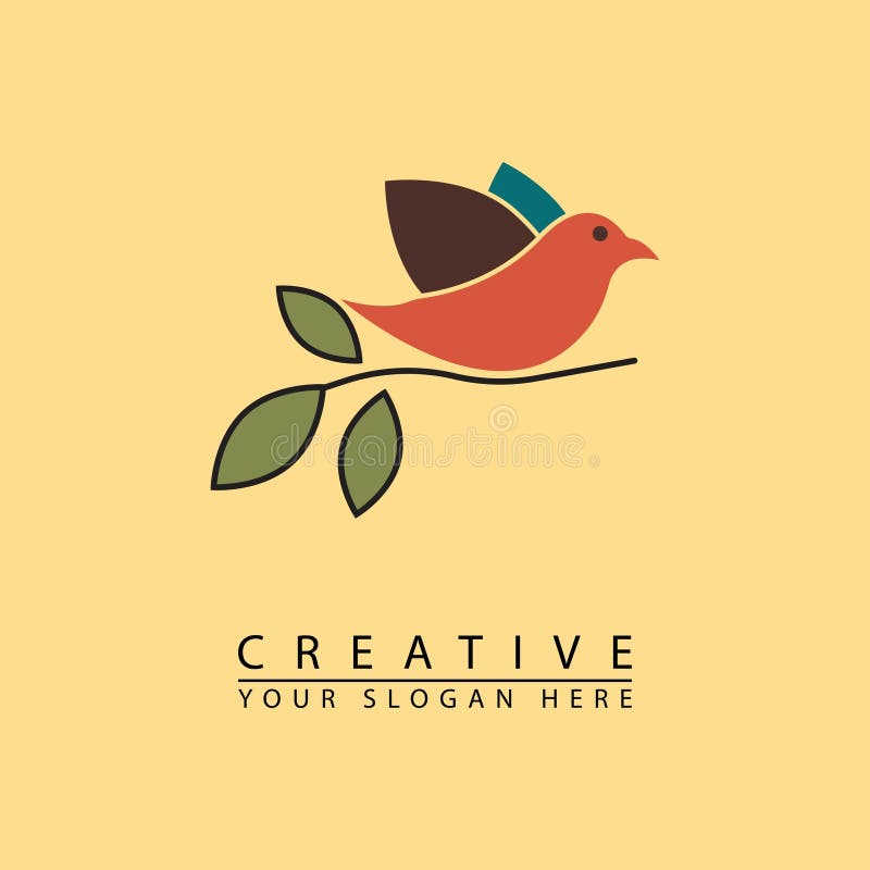 Tree Bird Logo Template Design Vector Stock Vector - Illustration of ...