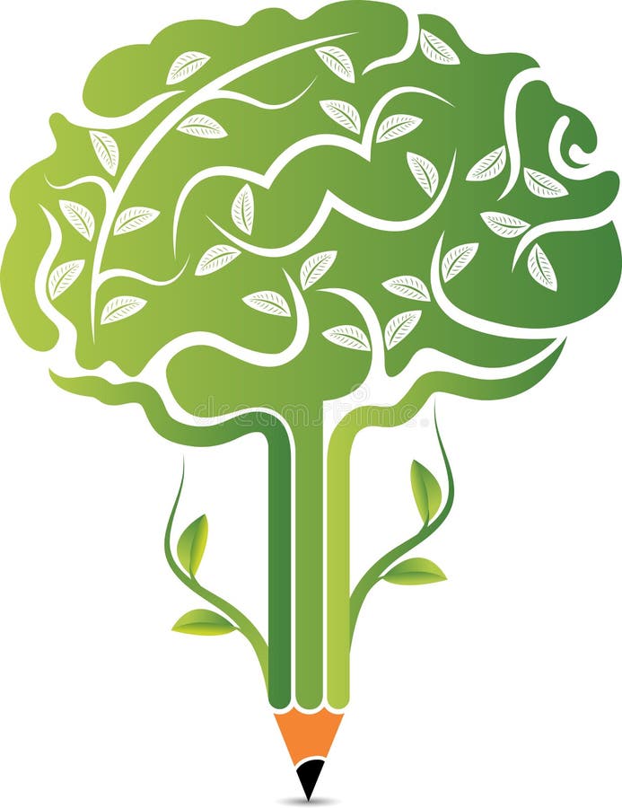 Brain tree logo stock vector. Illustration of ecological - 34411429