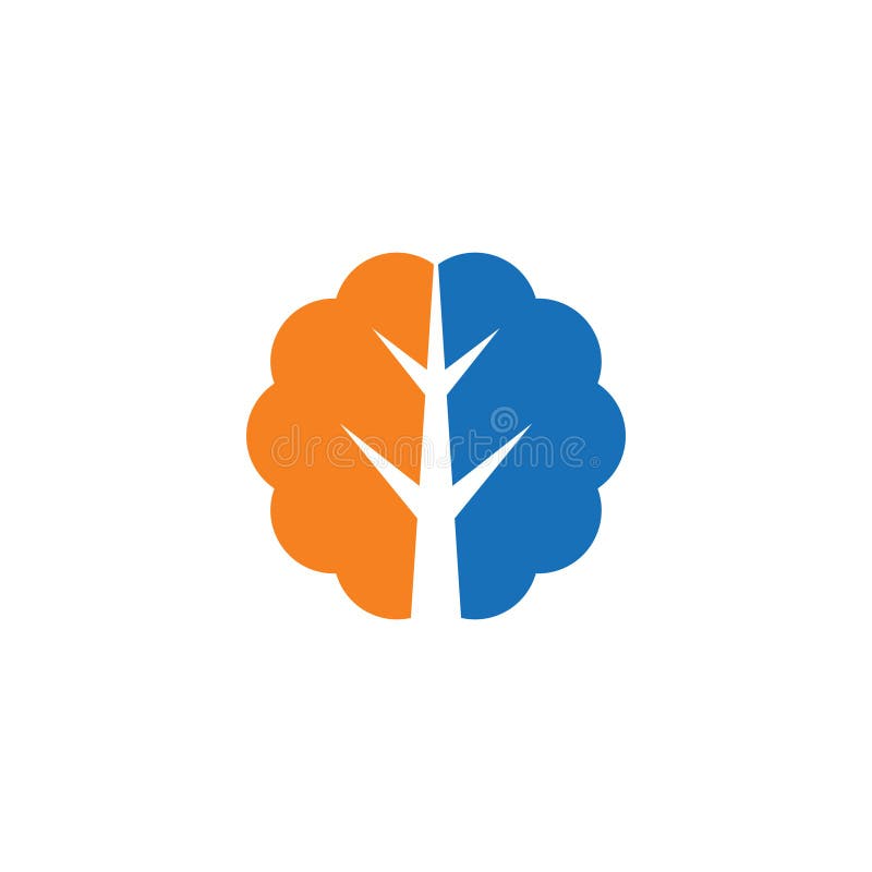 Tree Brain Logo Vector Icon Stock Vector - Illustration of logo, vector ...