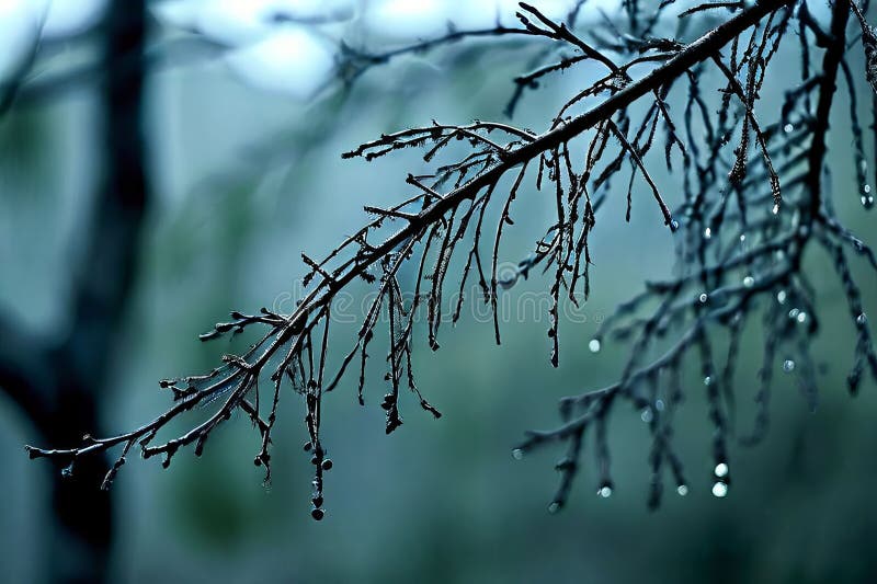 Tree Branch Code Twigs and Branches on a Tree Forming Binary Cod Stock ...