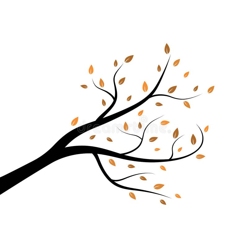 Tree branch logo vector stock illustration. Illustration of nature ...