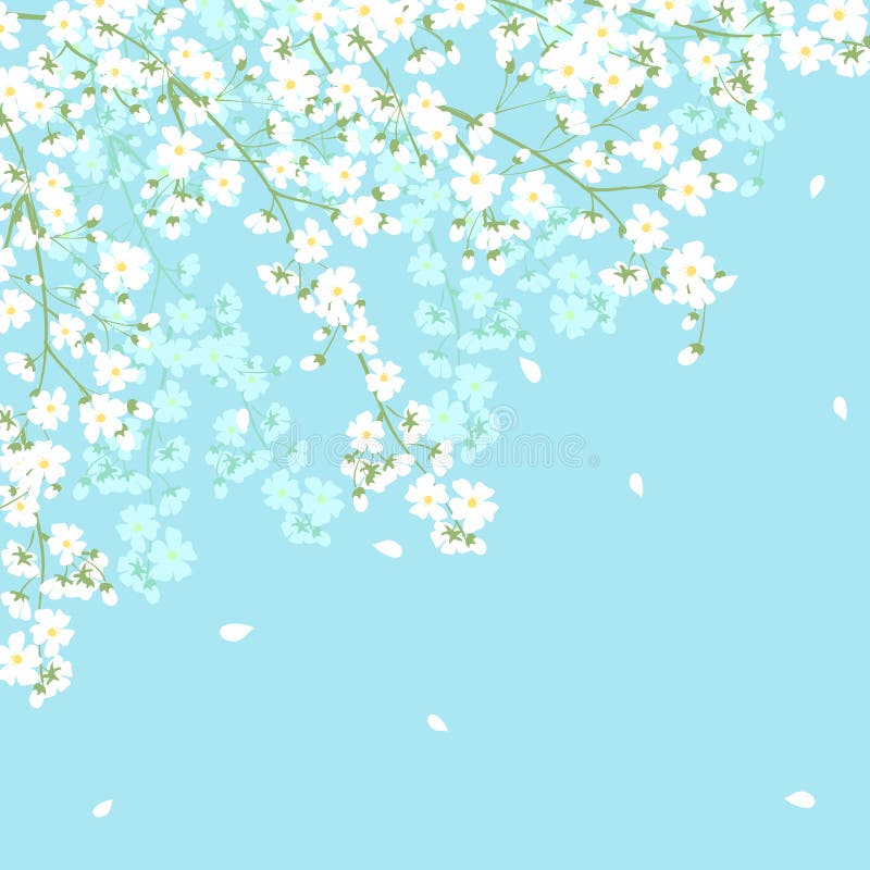 Tree branches frame stock vector. Illustration of beautiful - 51232099