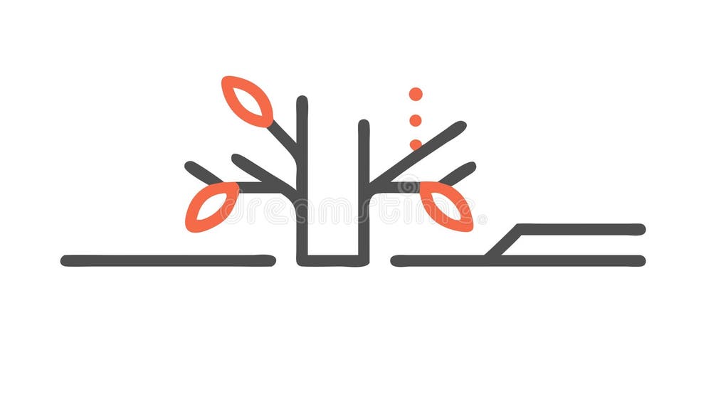 Tree Branches Icon for Winter or Dormancy, Vector Design Generative AI ...