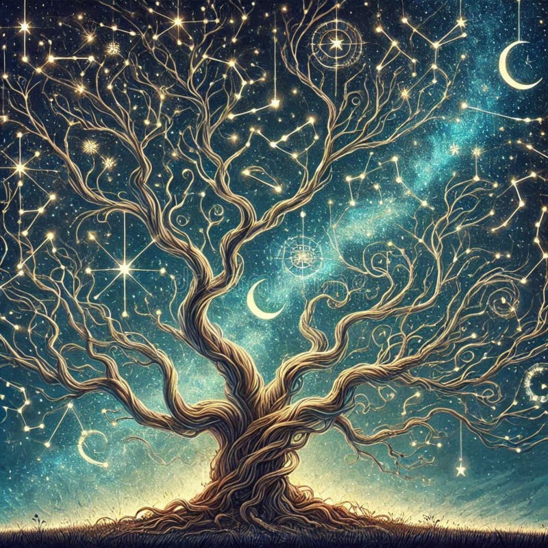 A Tree with Branches that Twist into the Shape of Constellations. - 1 ...