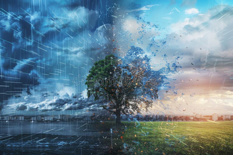 Tree Braving Storm, Integrate AI Algorithms To Predict and Adjust ...