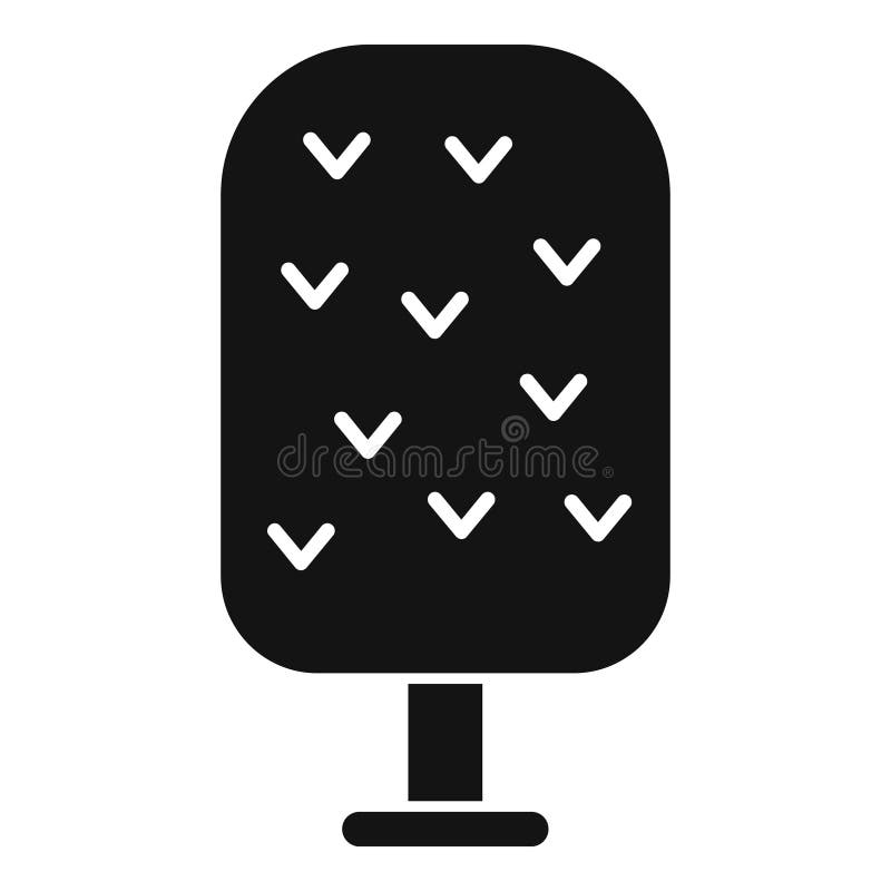 Tree Bush Pot Icon Simple . Garden Trimming Stock Illustration ...