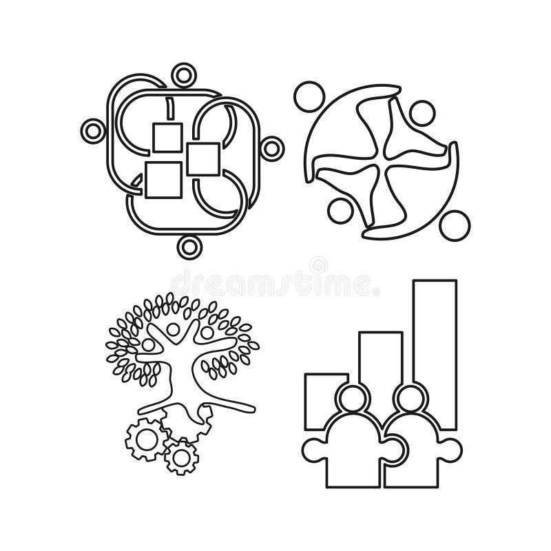 Collaboration Logo Tree Stock Illustrations – 110 Collaboration Logo ...